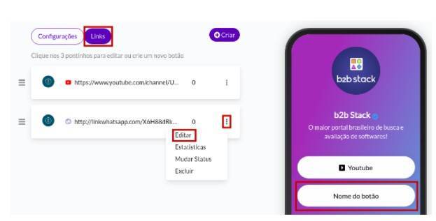 Linktree: Ferramenta de link na bio.